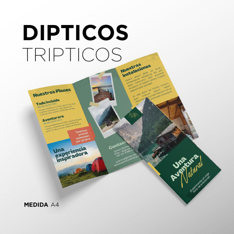 Dípticos y Trípticos | Gráfica World Color